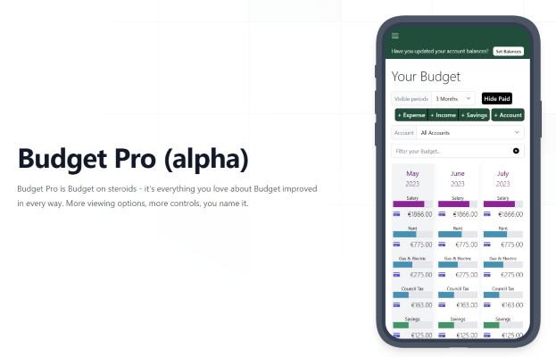 Budget Pro Alpha - Dean Blackborough.com